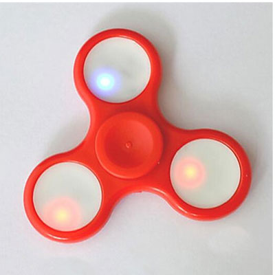LED Red TRI Fidget Spinner - Fidget Spinner UK