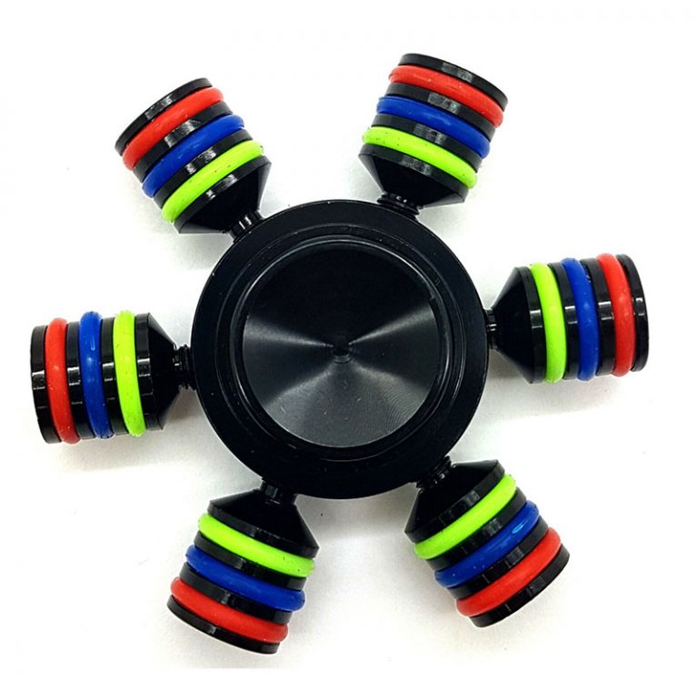 Hexagon Fidget Spinner - Black - Fidget Spinner UK