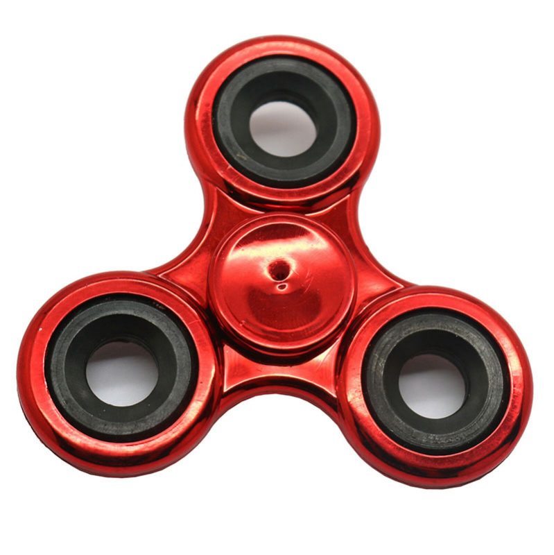 TRI Fidget Spinner - Shiny Red - Fidget Spinner UK